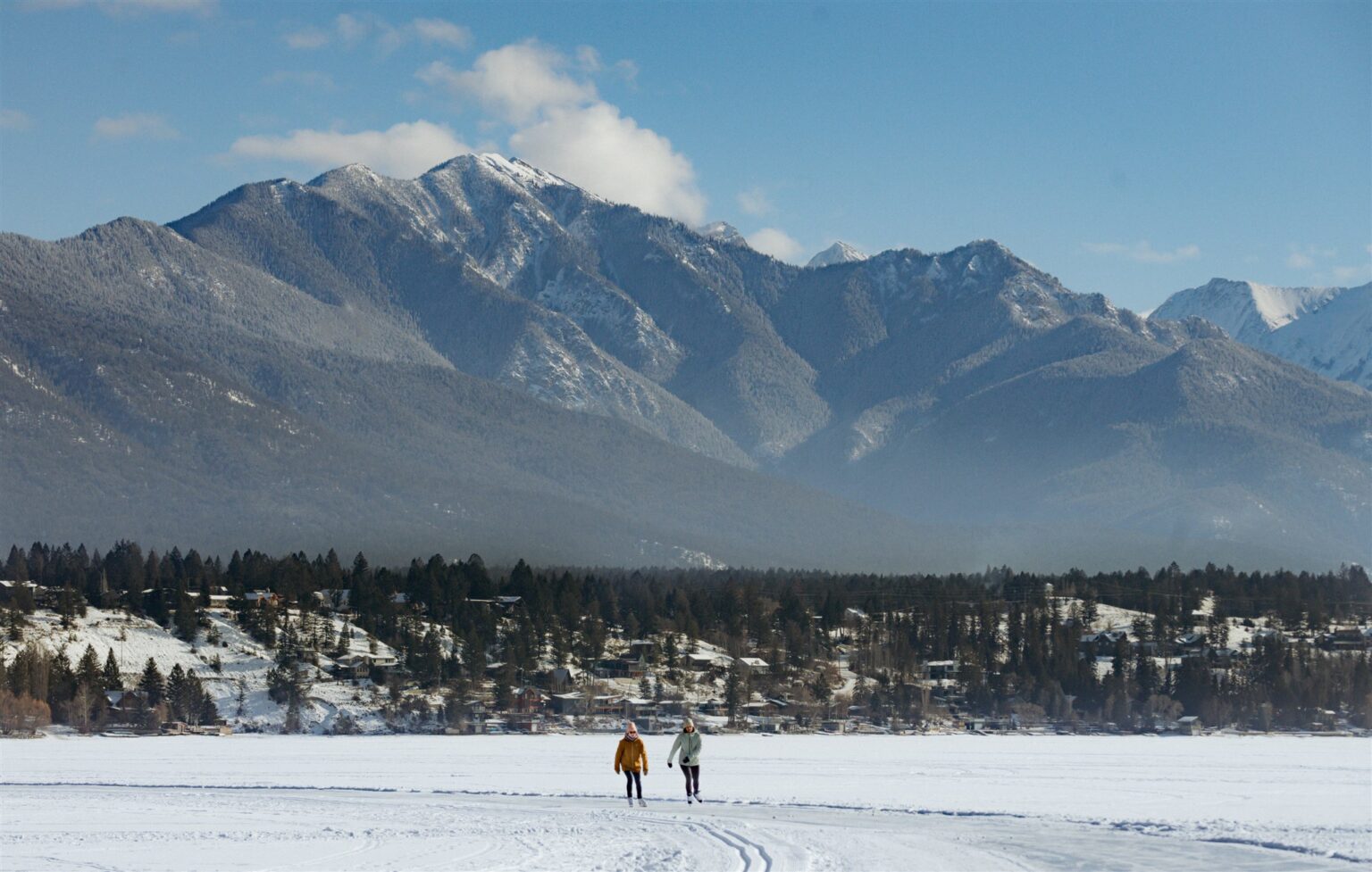 Nordic Skiing & Lake Windermere Whiteway - Invermere Panorama